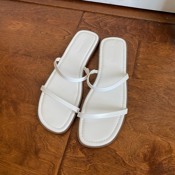 The Drop | Shoes | The Drop Womens Paris Square Toe Two Strap Flat ...